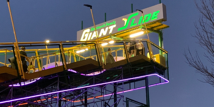 A Giant Slide Deserves A Giant Sign | ImageFirst