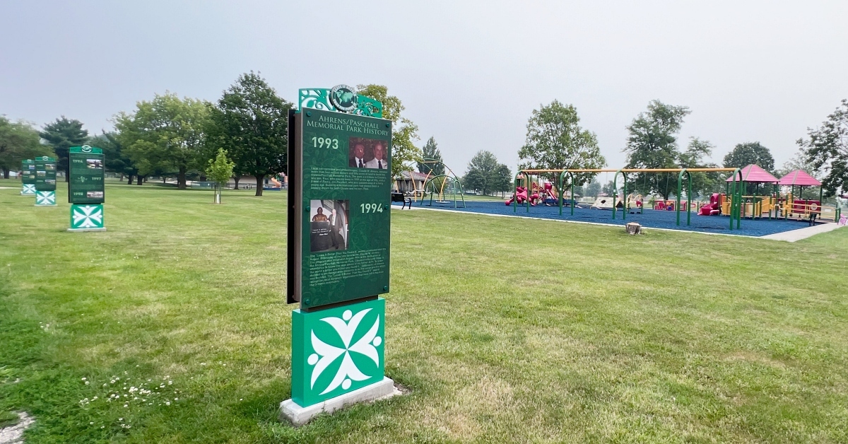 Signage Shares the Story of History at Ahrens Park | ImageFirst